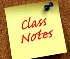 Alumni Class Notes