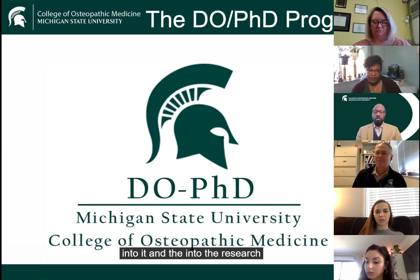 DO and DO/PhD with Michigan State University College of Osteopathic ...