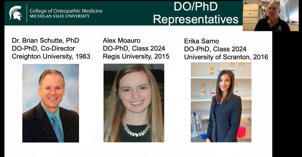 DO and DO/PhD with Michigan State University College of Osteopathic ...