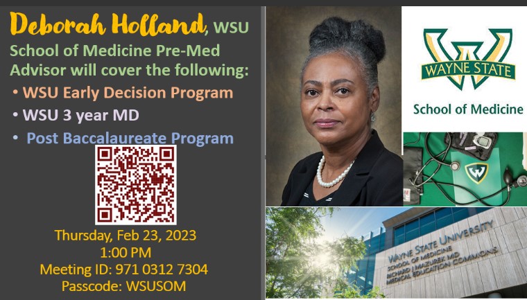 WSU School of Medicine Zoom chat about 3 Application Options | Pre ...